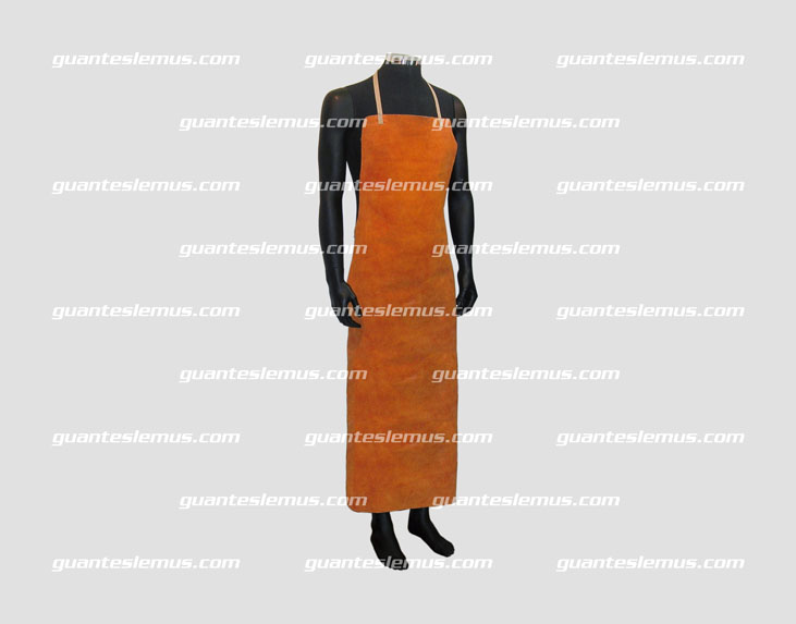 Mandil de carnaza de primera de 60 x 150 cm. / LEM-243 – Guantes Lemus